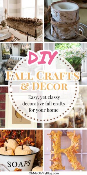 Easy, Classy Fall Crafts & Decor for Your Home • OhMeOhMy Blog