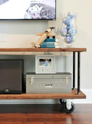 DIY TV Stand & Media Console Ideas • OhMeOhMy Blog