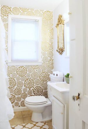 How to Make Your Own DIY Hand Painted Wallpaper • OhMeOhMy Blog