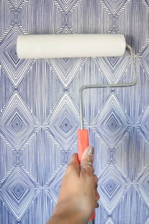 How to Make Your Own DIY Hand Painted Wallpaper • OhMeOhMy Blog