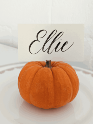 Easy DIY Thanksgiving Place Cards • OhMeOhMy Blog