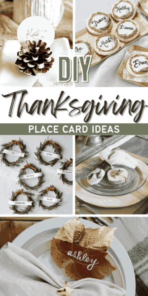 Easy DIY Thanksgiving Place Cards • OhMeOhMy Blog