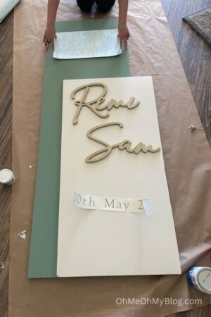 DIY Wedding Welcome Sign Tutorial and Ideas • OhMeOhMy Blog