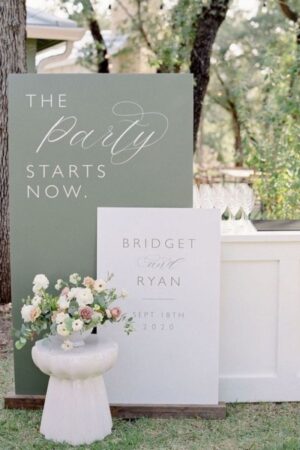 DIY Wedding Welcome Sign Tutorial and Ideas • OhMeOhMy Blog