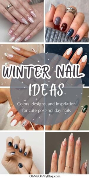 Winter Nails: Easy Ideas Designs, and Color Inspiration • OhMeOhMy Blog