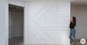 16 DIY Geometric Wall Design Ideas and Accent Walls • OhMeOhMy Blog